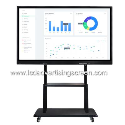 Cina Tocco a 55 pollici tutto di IR di LCD IN un sistema del doppio del bordo di PC PER la sala riunioni in vendita