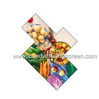 China 55'' S Shaped Lcd Video Wall Split Controller Advertisement Display for sale
