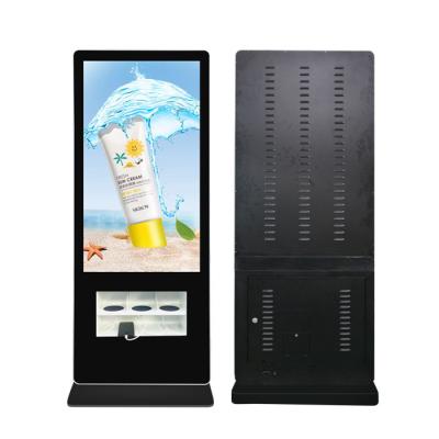 China LG 55 pulgadas que colocan la exhibición de la publicidad del LCD con el alambre y la interfaz USB inalámbrica de la estación de carga en venta