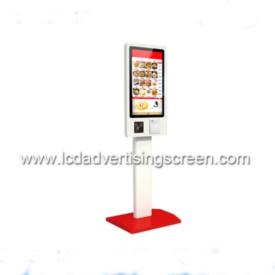 Cina Luminosità del chiosco self service 350cd/M2 di Android con il sostegno diritto del pavimento di alluminio in vendita