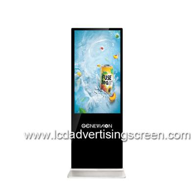 Cina Esposizione LCD diritta a 55 pollici HD pieno di pubblicità con il pidocchio di luminosità 450 in vendita