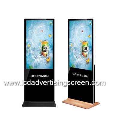 Cina Esposizione LCD diritta a 55 pollici HD pieno di pubblicità con il pidocchio di luminosità 450 in vendita