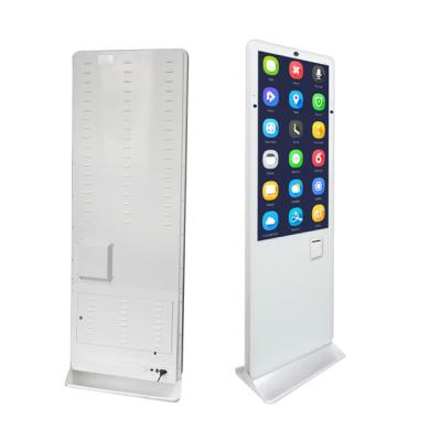 China Visualização ótica de tela táctil branca do LCD quiosque Nano do tela táctil de 49 polegadas com a câmera 8MP à venda