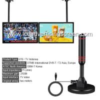China 43 Inch LCD Advertising Screen Window High Brightness Dual Screen Ceiling Installation for sale
