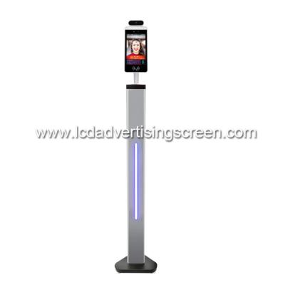 China toma de imágenes térmica infrarroja del reconocimiento facial de 8inch LCD con el sistema de gestión de medición anormal de la alarma de la temperatura del cuerpo en venta