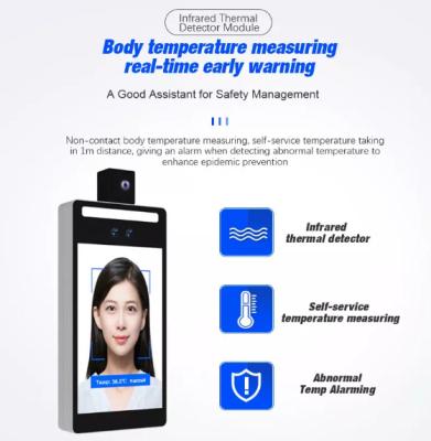 Cina Sistema a 8 pollici all'aperto di Access della porta del contrassegno di Didplay Digital con il termometro infrarosso dell'allarme di temperatura con Live Camera in vendita