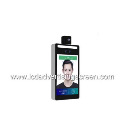 Cina Schermo LCD di pubblicità di Android del corpo umano di temperatura del rivelatore a 8 pollici di misura con la base da tavolino in vendita