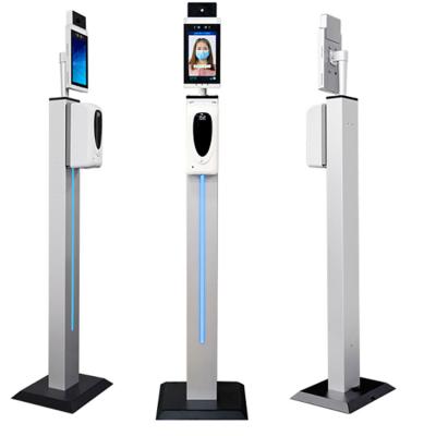 Cina Gate la temperatura infrarossa Dection dello schermo LCD di pubblicità di Access Android con l'erogatore automatico del prodotto disinfettante del sapone 1300ml in vendita