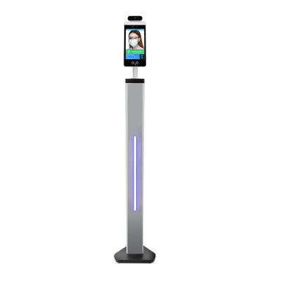 Cina Gate la temperatura infrarossa Dection dello schermo LCD di pubblicità di Access Android con l'erogatore automatico del prodotto disinfettante del sapone 1300ml in vendita