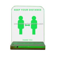 China High Brightness Table Stand 28 * 22cm Led Shine Board for sale