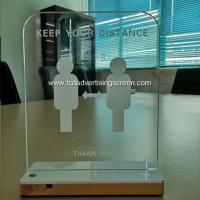 China High Brightness Table Stand 28 * 22cm Led Shine Board for sale