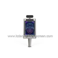 China 8 Inch Face Recognition LCD Advertising Screen Temperature Measurement Detector With Android Operation System for sale