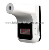 China LED Backlight Fever Alarm Forehead Infrared Thermometer for sale