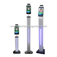 China Remote Control 800×1280 Face Recognition Infrared Thermometer for sale