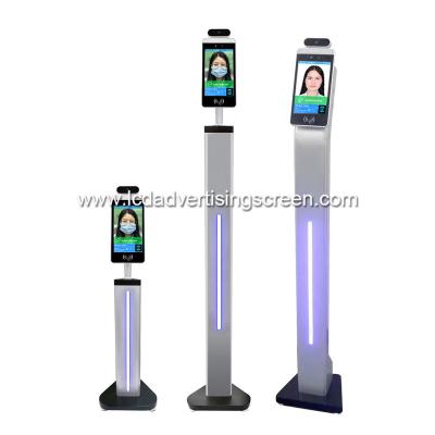 China 8 Zoll IPS-Gesichtserkennungs-Infrarot-Thermometer zu verkaufen