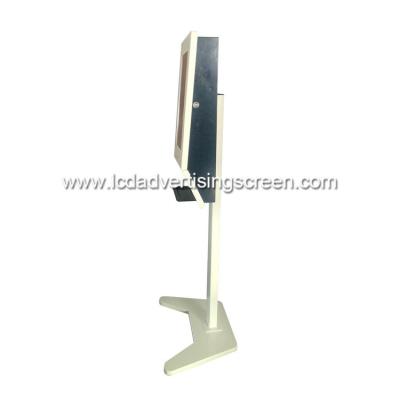 China 21,5 Zoll-Boden, der Lcd-Handdesinfizierer-Kiosk steht zu verkaufen