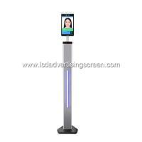 China 8 Inch IPS Face Recognition Infrared Thermometer for sale