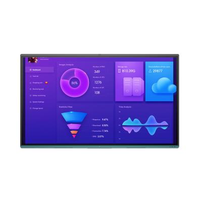 Cina Schermo LCD a 75 pollici del chiosco del touch screen 400cd/M2 di Android 6,0 in vendita