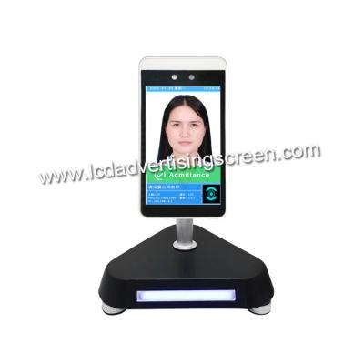China Gesichtserkennungs-8 Körper-Temperatur-Scanner Zoll LCD 150cm IP65 zu verkaufen