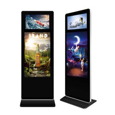 Cina Schermo doppio dell'interno che sta LCD annunciando esposizione in vendita