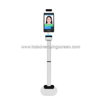 China 8 Inch IPS LCD Face Recognition Infrared Thermometer for sale