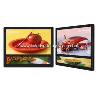 China Double Screen Wall Mounted Advertising LCD  Display For Elevator for sale
