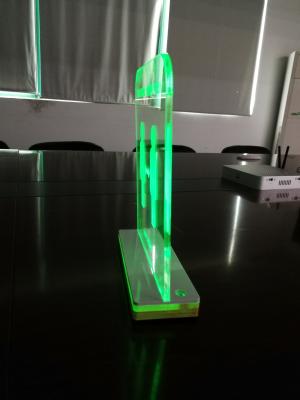 Cina Bordo rimanente di distanza elettronica acrilica con la base di legno in vendita
