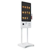 China 400cd/m2 Touch Screen Self Service Ordering Kiosk With Wireless Pager for sale
