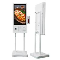 China 400cd/m2 Touch Screen Self Service Ordering Kiosk With Wireless Pager for sale