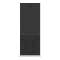 China Floor Standing 55in Super Slim AIO Touch LCD Screen Display for sale