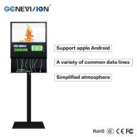 China Wired Charging 21.5 Inch LCD WiFi Kiosk With CMS Software for sale