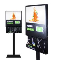 China Wired Charging 21.5 Inch LCD WiFi Kiosk With CMS Software for sale