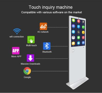 Cina Chiosco a 32 pollici del touch screen di condizione del pavimento di RAM 4GB con Andorid RK3399 in vendita