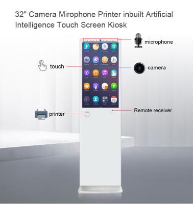 Cina Chiosco a 32 pollici del touch screen di condizione del pavimento di RAM 4GB con Andorid RK3399 in vendita