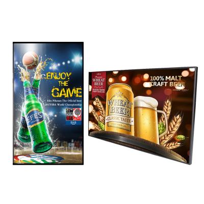 China 3.5mm Narrow Bezel 55In BOE LCD Advertising Player Wall Mount for sale