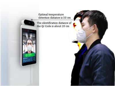 China Gesichtserkennungs-Scanner EU-QR Code-IP65 mit MIPSS Zugriffskontrollsystem zu verkaufen