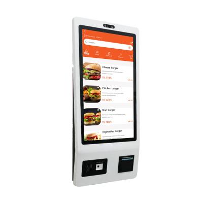Cina Pagamento a 21,5 pollici di self service del chiosco LCD dello schermo del montaggio della parete per il ristorante in vendita