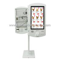 China Dual Screen Digital TFT Restaurant Ordering Machine With QR Scanner Printer for sale