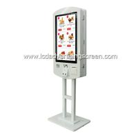 China Dual Screen Digital TFT Restaurant Ordering Machine With QR Scanner Printer for sale