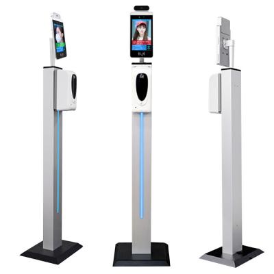 Cina Termometro infrarosso IP65 di riconoscimento facciale di Touchless AI con lo schermo a 8 pollici in vendita