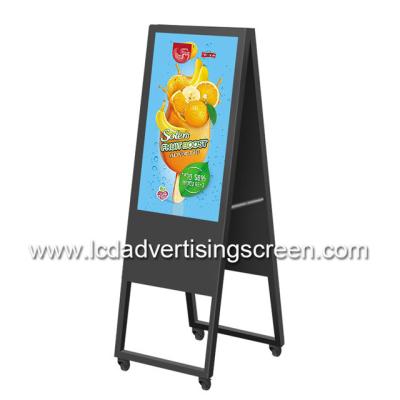 Cina Doppio cavalletto dello schermo 32in che piega il Menuboard di Digital con la lampadina del LED in vendita