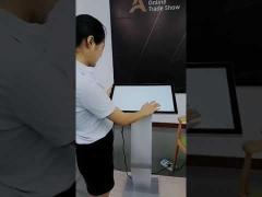 21.5inch super thin touch all in one PC lcd kiosk builit-in PC inside support Windows system