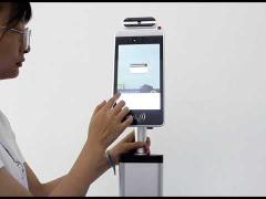 Facial recognition management Gate Access system Body temperature measurement sense door support card have a fever alarm
