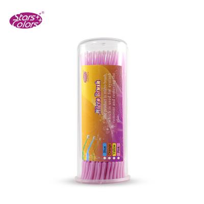 China STARSCOLORS Eyelash extension Microbrush regular 2mm lash lift tool Micro Applicator for sale