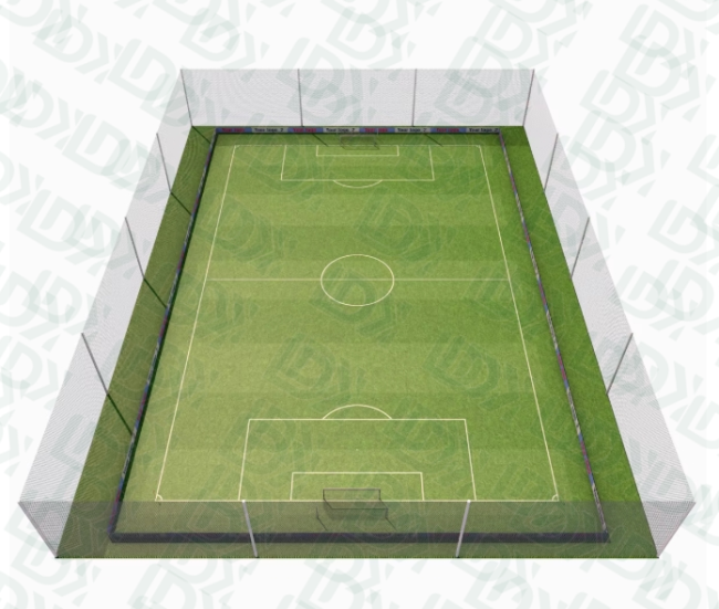 Portable sports field setup