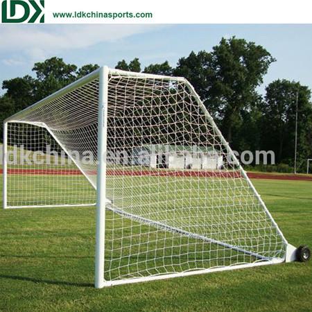 Quality Aluminum Soccer Football Goals Detachable Portable Soccer Net With Nylon Netting for sale