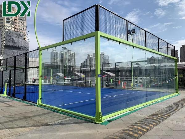 Quality Padel Sports Padel Court Outdoor Equipment Panoramic Platform Tennis Court for sale
