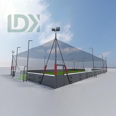 China Customized Football Cage Soccer Field Pitch Sport Panna Football Stadium Fences for sale
