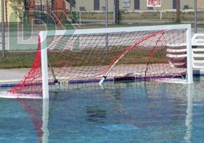 China Customized Portable Folding Inflatable Water Football Goal Inflatable Water Polo Goal for sale