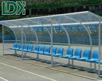Quality 2m Football Subs Soccer Pitch Bench Dugout For Rotation Player Rest Backup Seat for sale